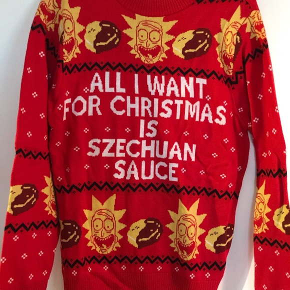 Sweaters | Rick And Morty Xmas Sweater Adult Size Large | Poshmark